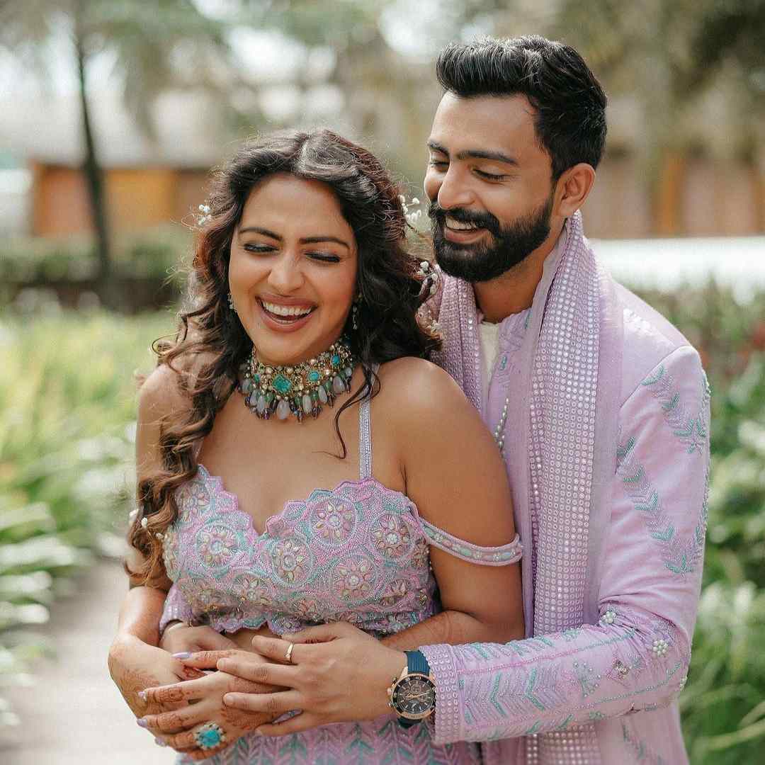 Amala Paul Ties The Knot With Boyfriend Jagat Desai In Lavender-Themed Kochi Wedding